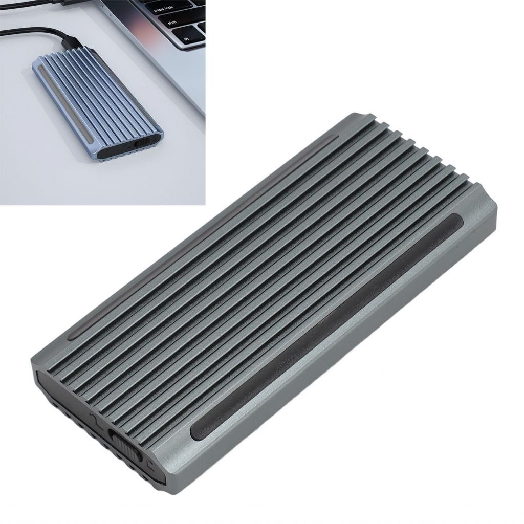 Shopp M.2 NVMe SSD Enclosure Adapter Plug and Play 10Gbps Type C Gen2 ...
