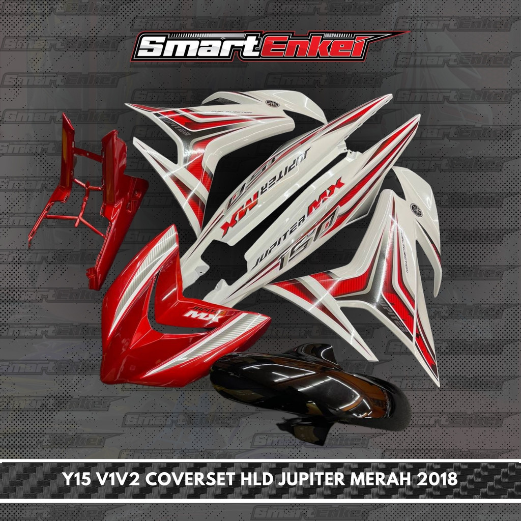 HLD-Y15 V1/V2 JUPITER MX MERAH PUTIH COVERSET HLD | Shopee Malaysia