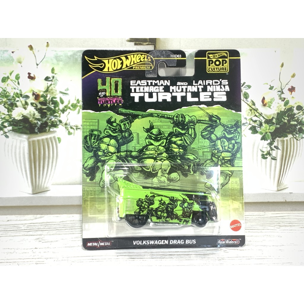 Hot WHEELS PREMIUM VOLKSWAGEN DRAG BUS TEENAGE MUNTANT NINJA TURTLES ...