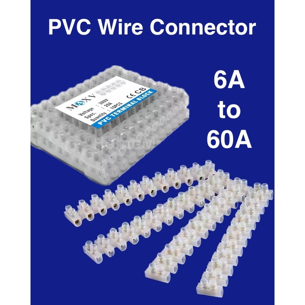 6A 10A 15A 20A 30A 60A PVC Wire Cable connector Terminal Block Wire ...