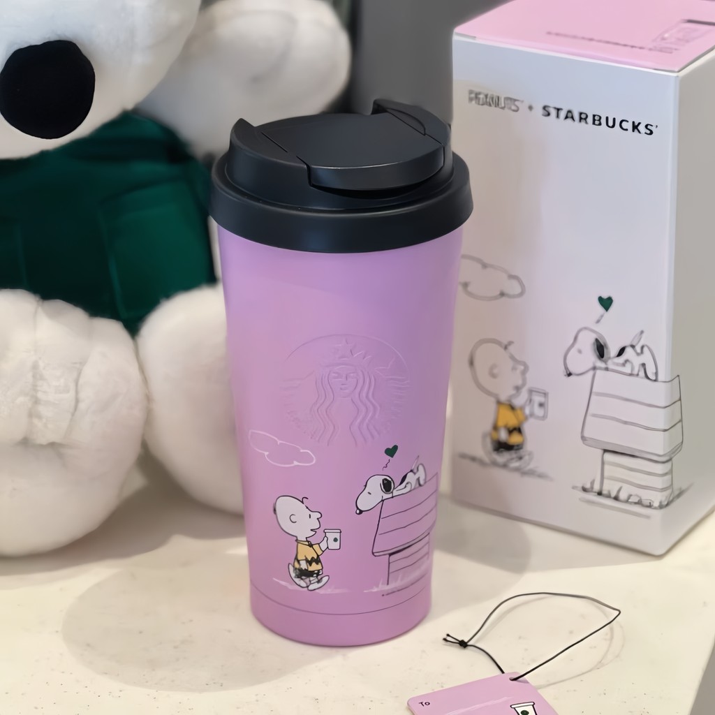 473ml Starbucks Cup * Peanuts Snoopy Joint Coffee Cup, Stainless Steel ...