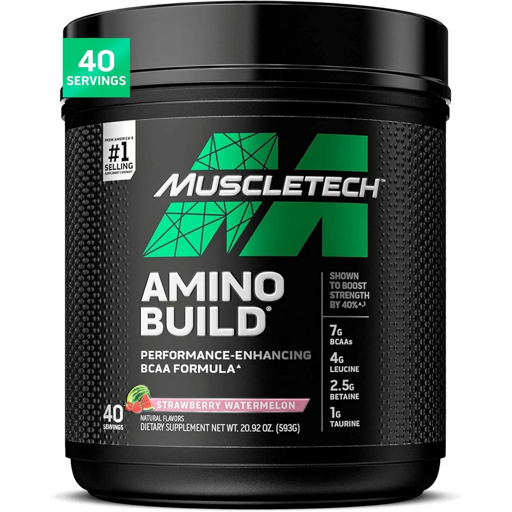 MuscleTech BCAA Powder for Men & Women, Strawberry Watermelon - Amino ...