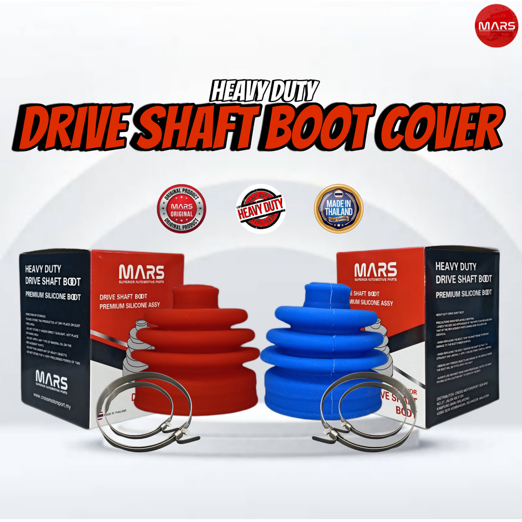 🚨MARS🚨HEAVY DUTY SILICONE DRIVE SHAFT BOOT COVER WITH CLIP (OUTER) FOR ...
