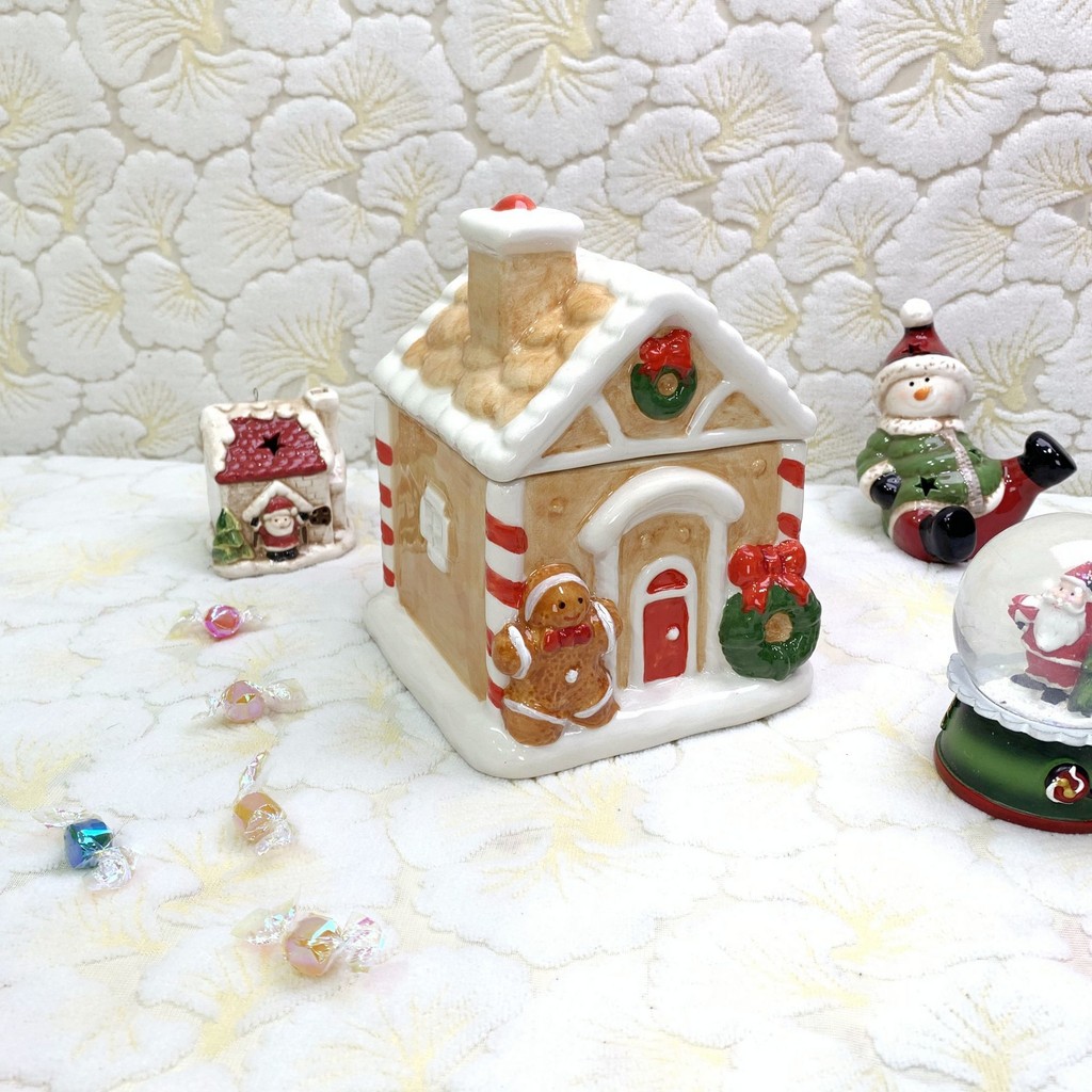Gingerbread Man Influencer Creative House Decoration Warm Candy Jar ...