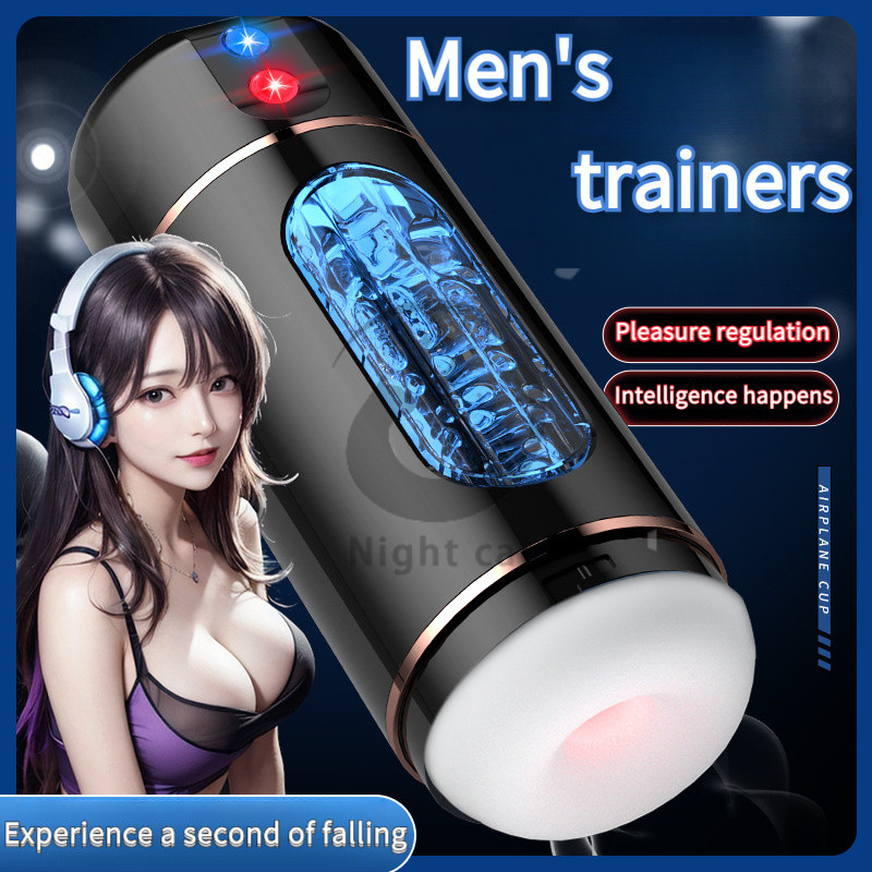 Electric Airplane Cup Male Masturbator Sucking Fully Automatic Vocalizing Sex Toys | Shopee Malaysia