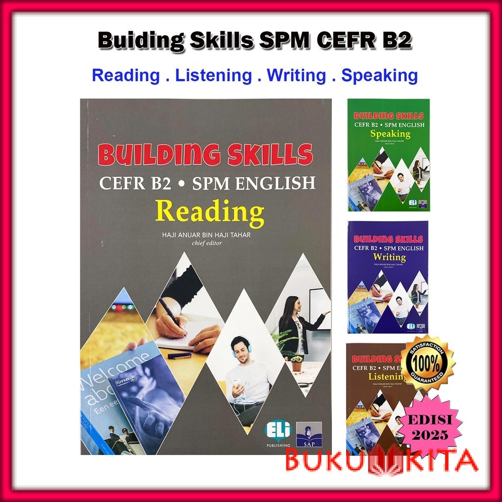 Buku Latihan : Building Skills for CEFR B2 SPM English Edisi 2025 ...