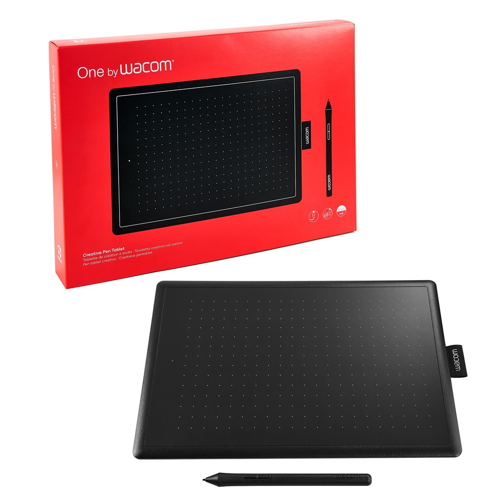 Wacom Pen Tablet One by Wacom Medium Chromebook Compatible Pen Input ...