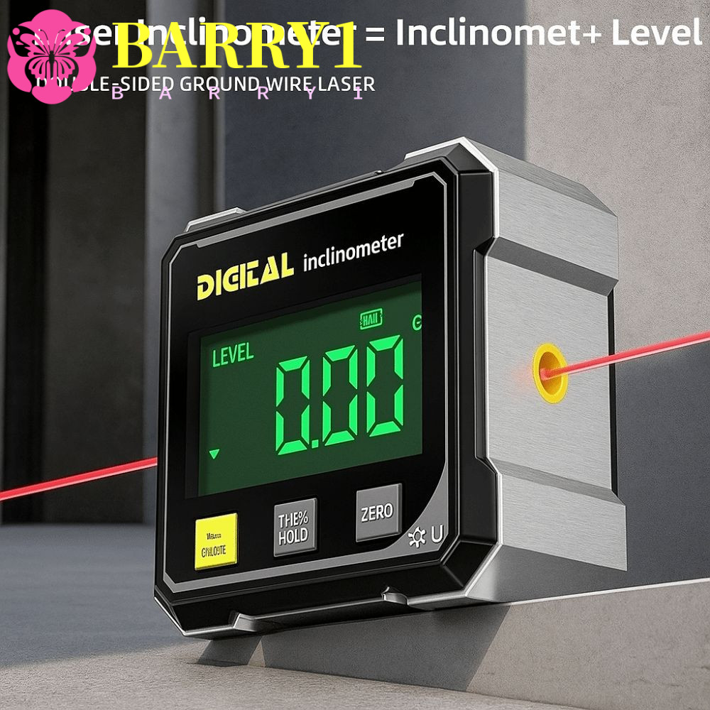 BARRY1 Display Angle Gauge, Accurate Four Sided Level Protractor ...
