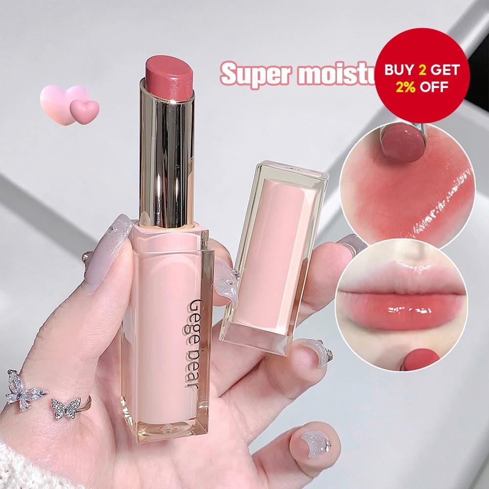 Gegebear Light Smooth Glossy Lipstick Moisturizing Makeup Holding ...