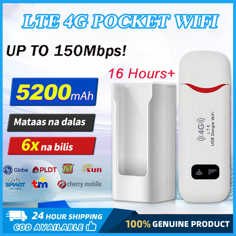 150Mbps USB Modem WiFi Dongle Wireless LTE WiFi Router with 4G SIM Card ...