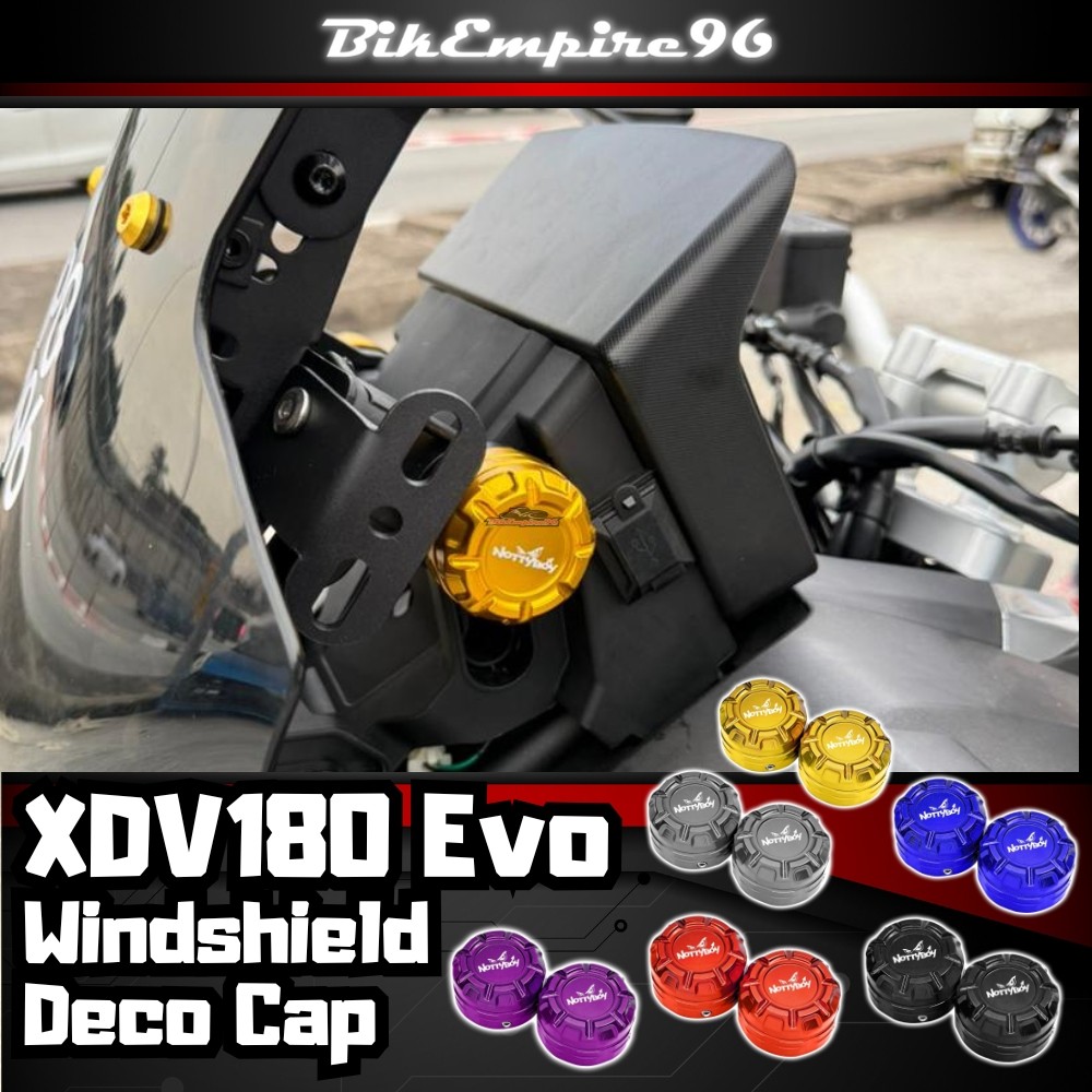 XDV180 Evo Windshield Deco Cover Height Adjustment Screws Protection ...