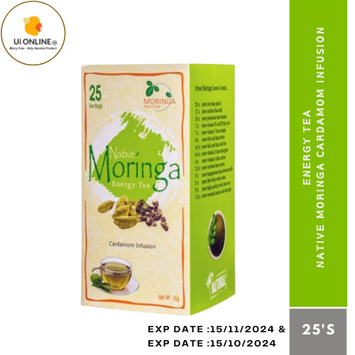 NATIVE MORINGA ENERGY TEA CARDAMOM INFUSION 25S | Shopee Malaysia