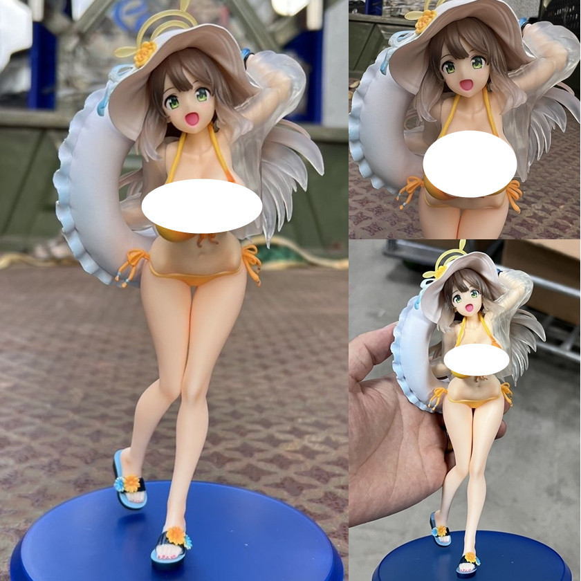 Blue Archive Izayoi Nonomi (Swimsuit Ver.) 22cm 1/7 JK Student Bikini Halo Abydos PVC Figure ...