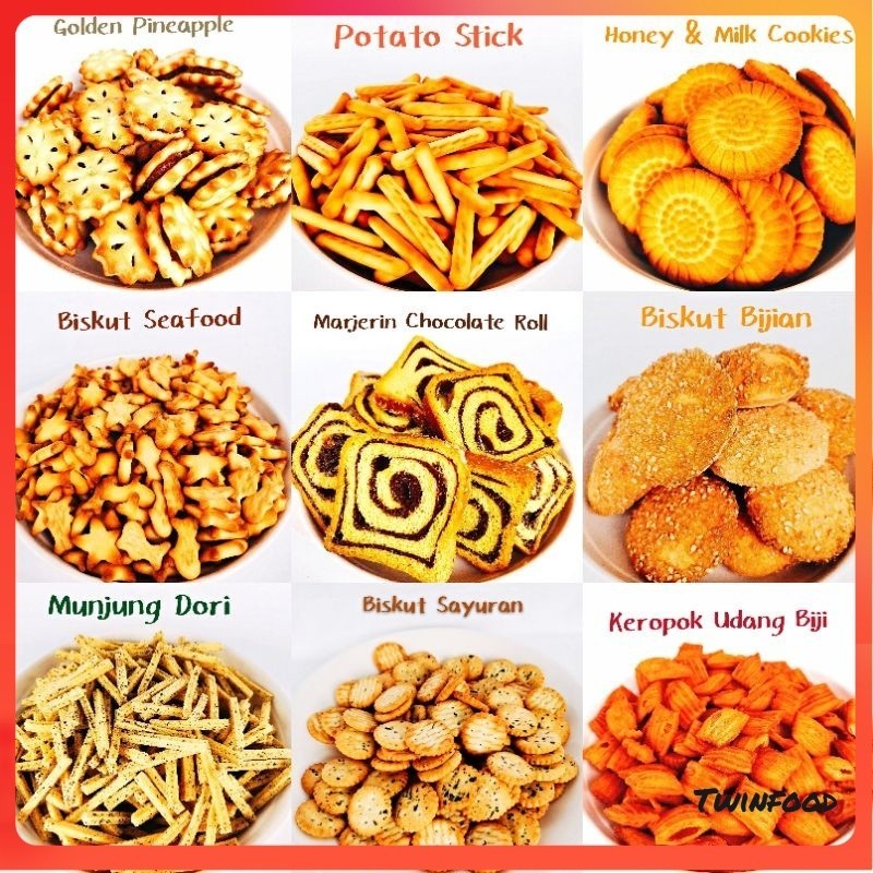 250g -500g - 1kg Biskut Timbang Pelbagai Jenis | Shopee Malaysia