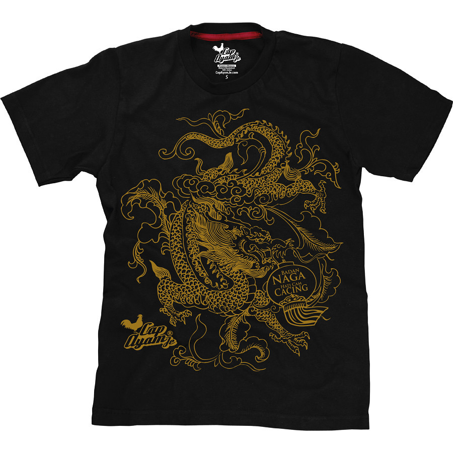 Cap Ayam | Badan Naga Hati Cam Cacing T-shirt ( Short Sleeve ) | Shopee ...