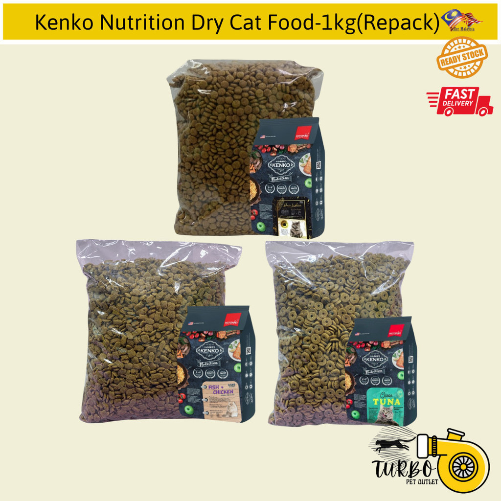 Kenko Nutrition Dry Cat Food 1Kg- (Repack) | Shopee Malaysia