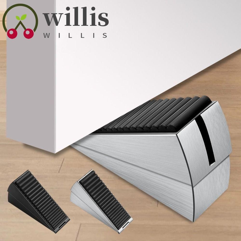 WILLIS Spring Door Stopper, Heavy Duty Non-slip Door Stop Wedge, Sturdy ...