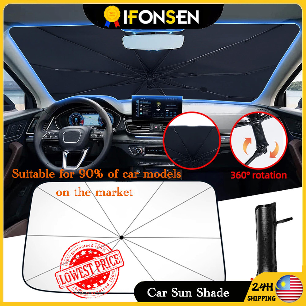 Car Windshield Car Sun Shade Umbrella Car Sunshade Car UV Cover ...
