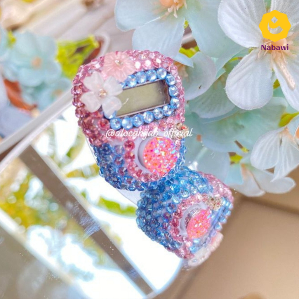 Swarovski Digital Tasbih Pastel Colors Contemporary Finger Digital ...