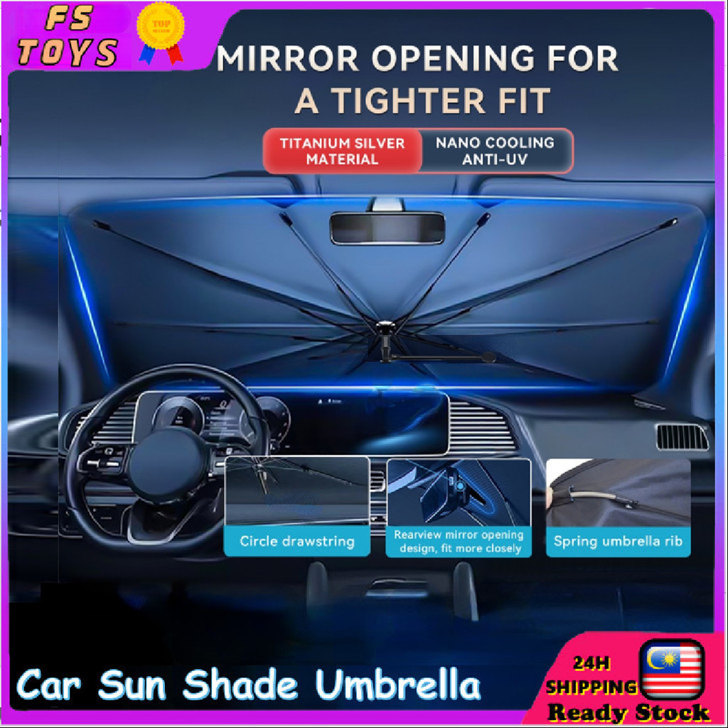 Car Windshield Car Sun Shade Umbrella Car Sunshade Car Anti-UV Cover ...