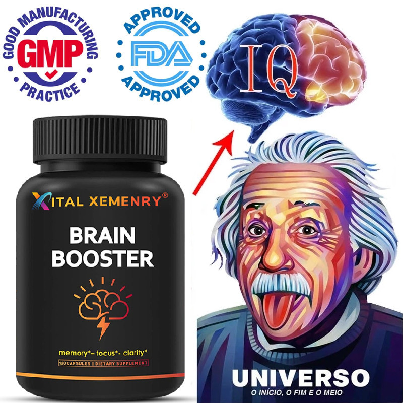 Vitamin Brain Supplement for Memory and Focus - Brain Booster Plus Lion ...