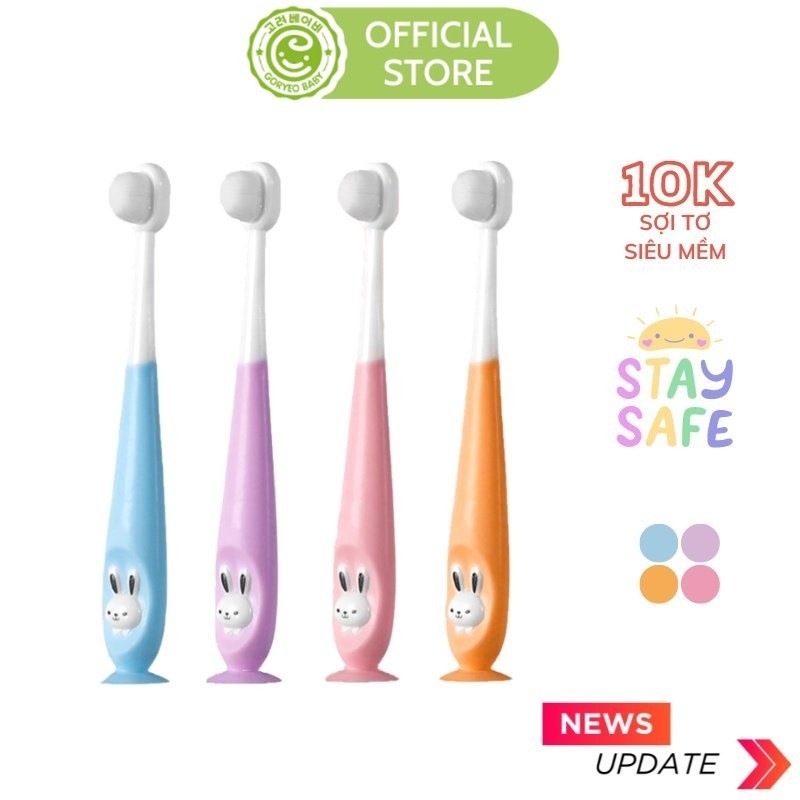 Super Soft Silk Bristles Toothbrushes For Babies 10,000 Teeth Bleeding ...