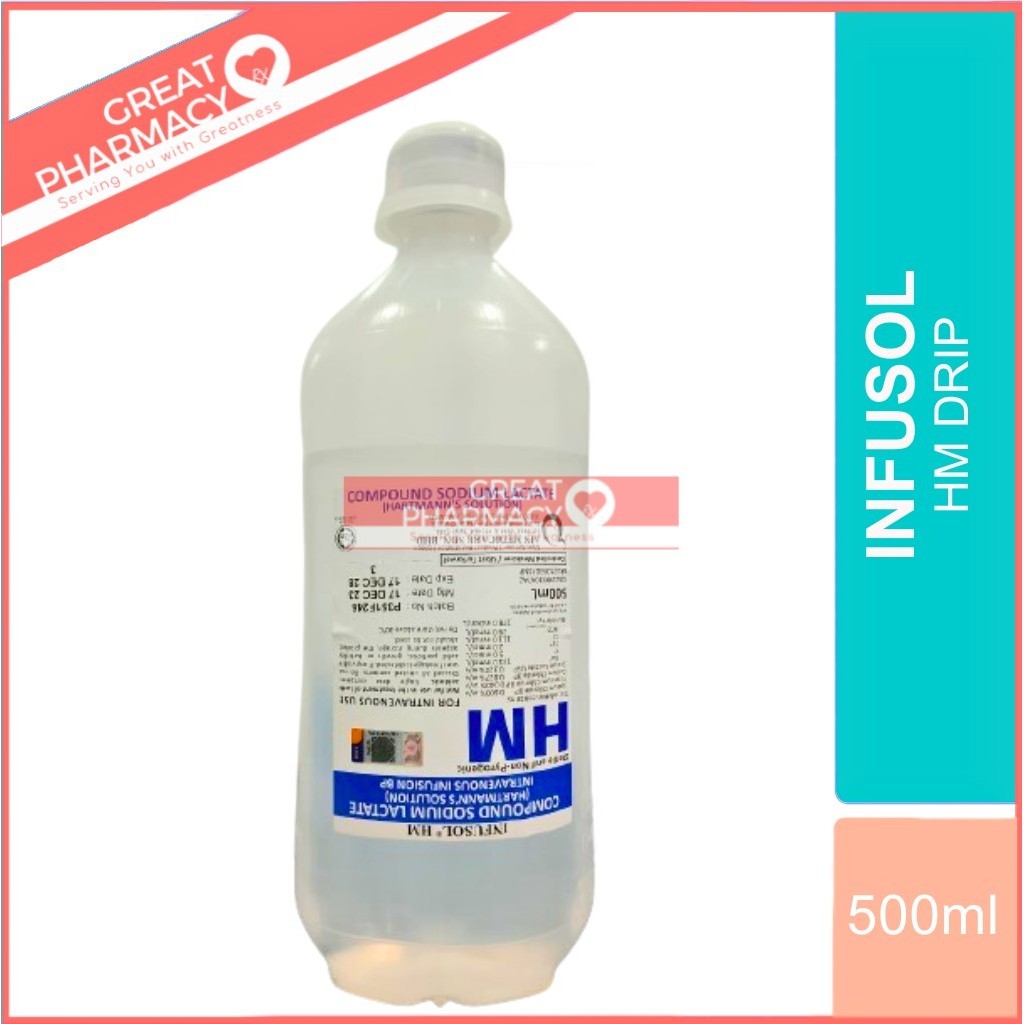 INFUSOL HM 500ML (COMPOUND SODIUM LACTATE) | Shopee Malaysia