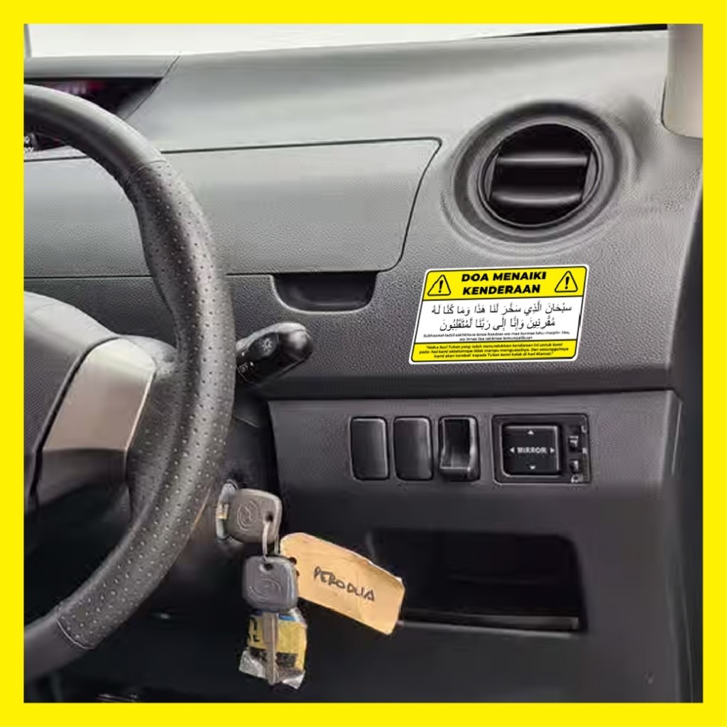VEHICLE BOARDING DUA STICKER, STICKER DOA NAIK KENDERAAN,sticker doa ...
