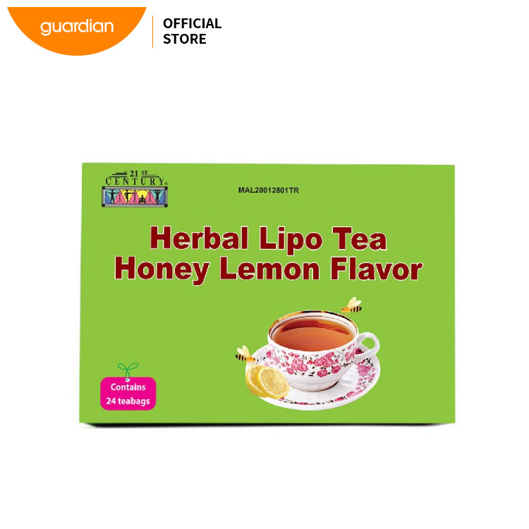 21St Century Herbal Lipo Tea Honey Lemon Flavour (24's) | Shopee Malaysia
