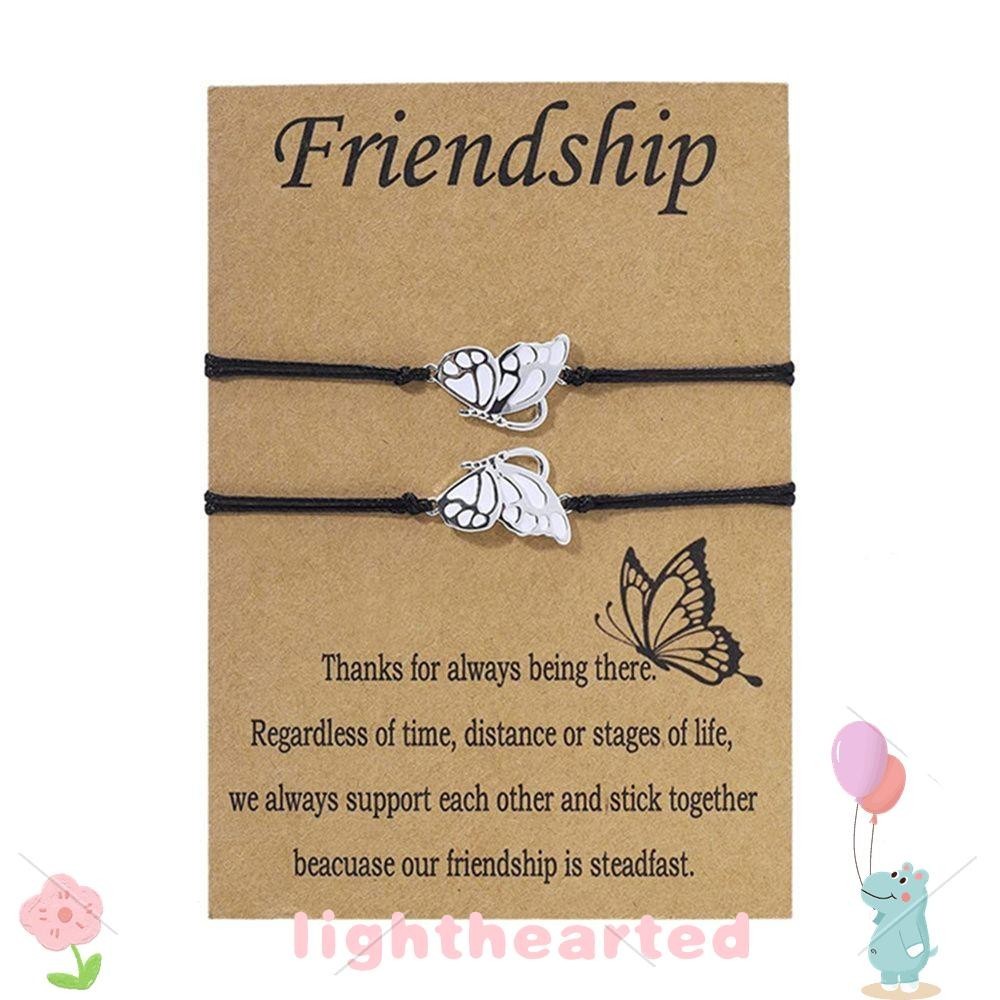 LIGHTHEARTED Friendship Bracelets for 2 Girls Birthday Gifts Long ...