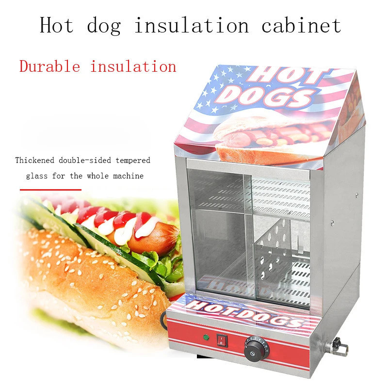 Hot Dog Insulated Cabinet Commercial Food Heating Display Cabinet Egg ...