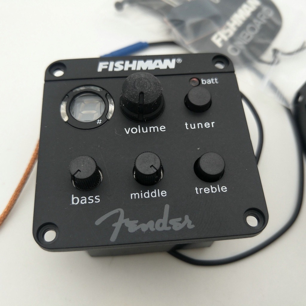 HS-FISHMAN ISYS 301 Model Guitar Preamp EQ Tuner Piezo Pickup Beat ...