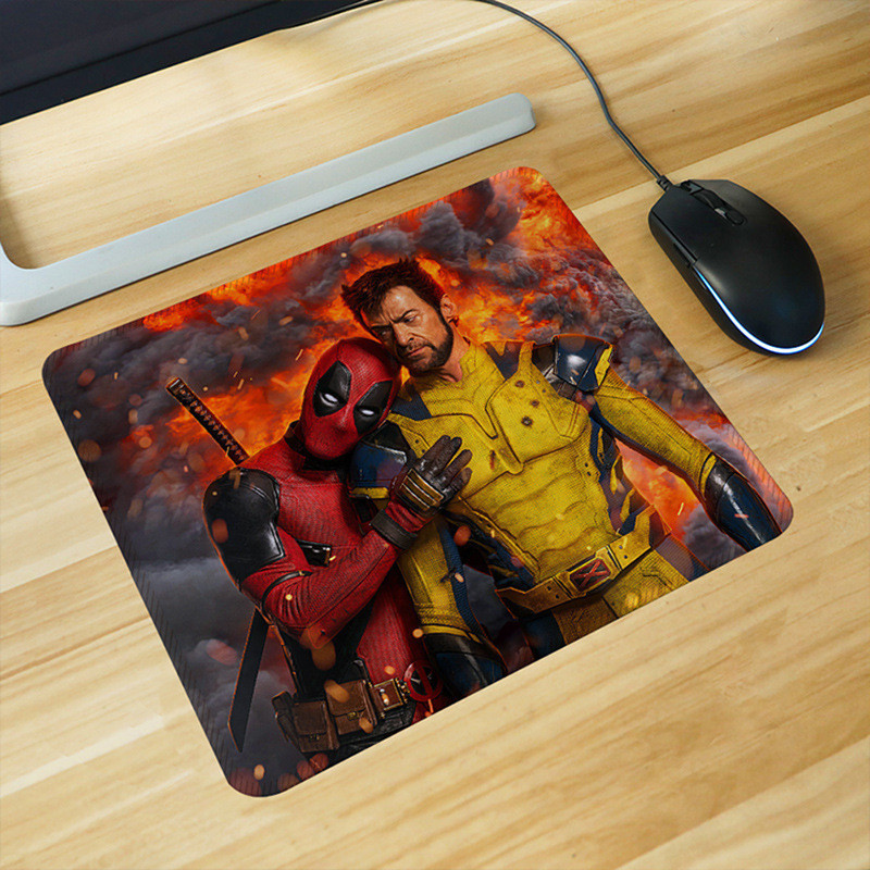 Deadpool & Wolverine gaming anime mouse pad Animation mouse pad High ...