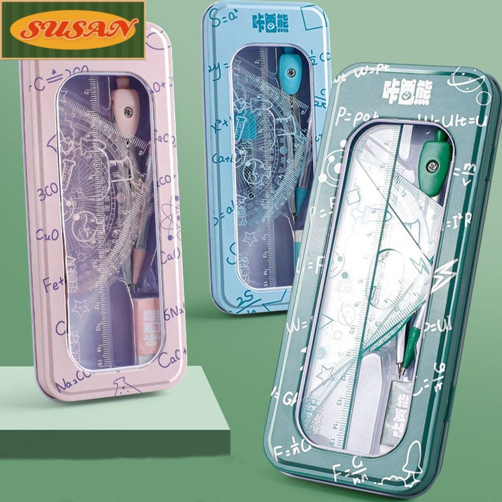 SUSANS Protractor, Plastics Learning Measuring Tool Drawing Ruler ...