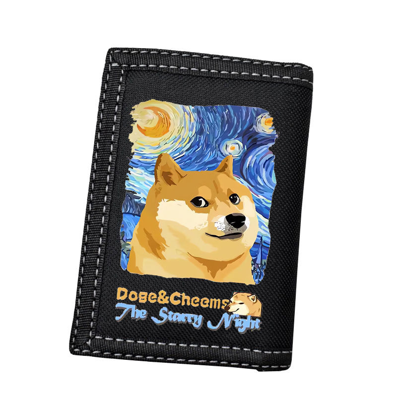 Creative Famous Paintings Van Gogh Starry Sky Doge Merchandise Short ...