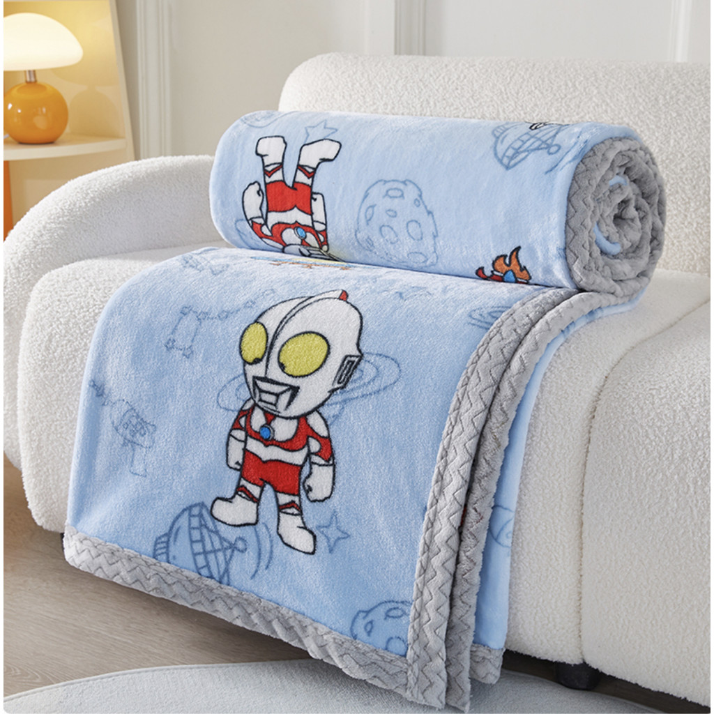 Cartoon selimut budak Ultraman Blanket Milk Velvet Kid Boy Napping ...