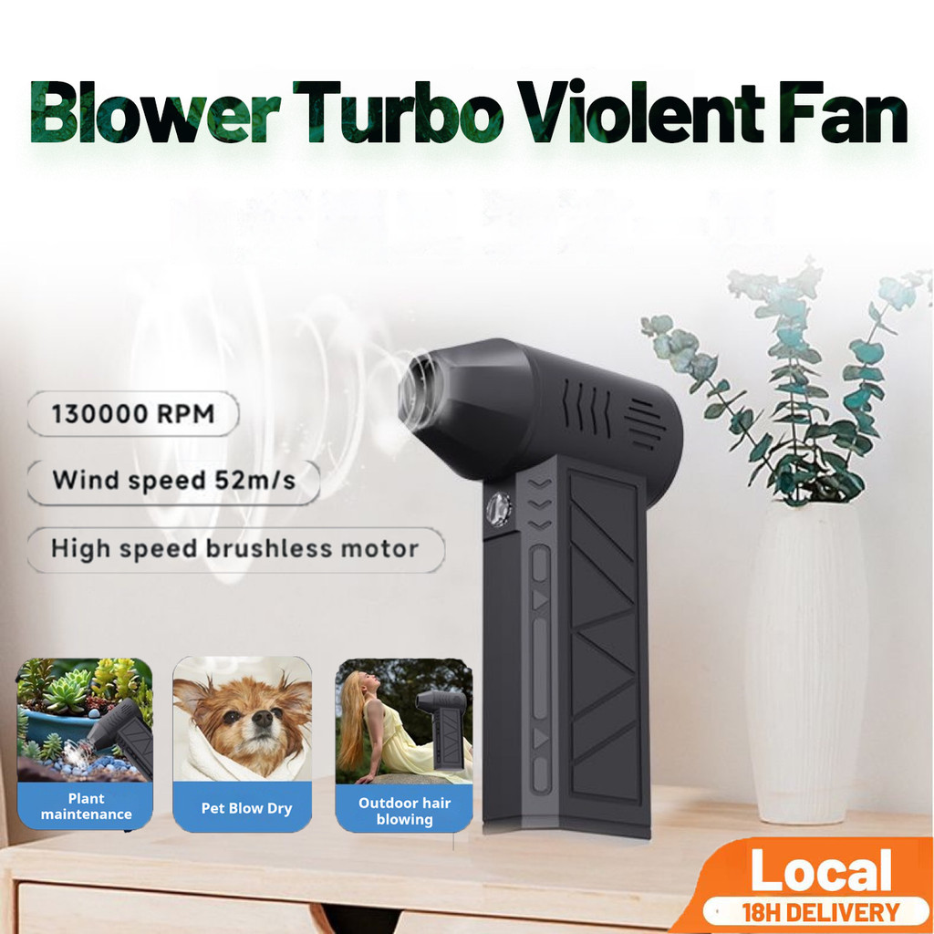 【ready stock】Powerful Blower Turbo 130000RPM Violent Fan Mini Turbo Jet ...