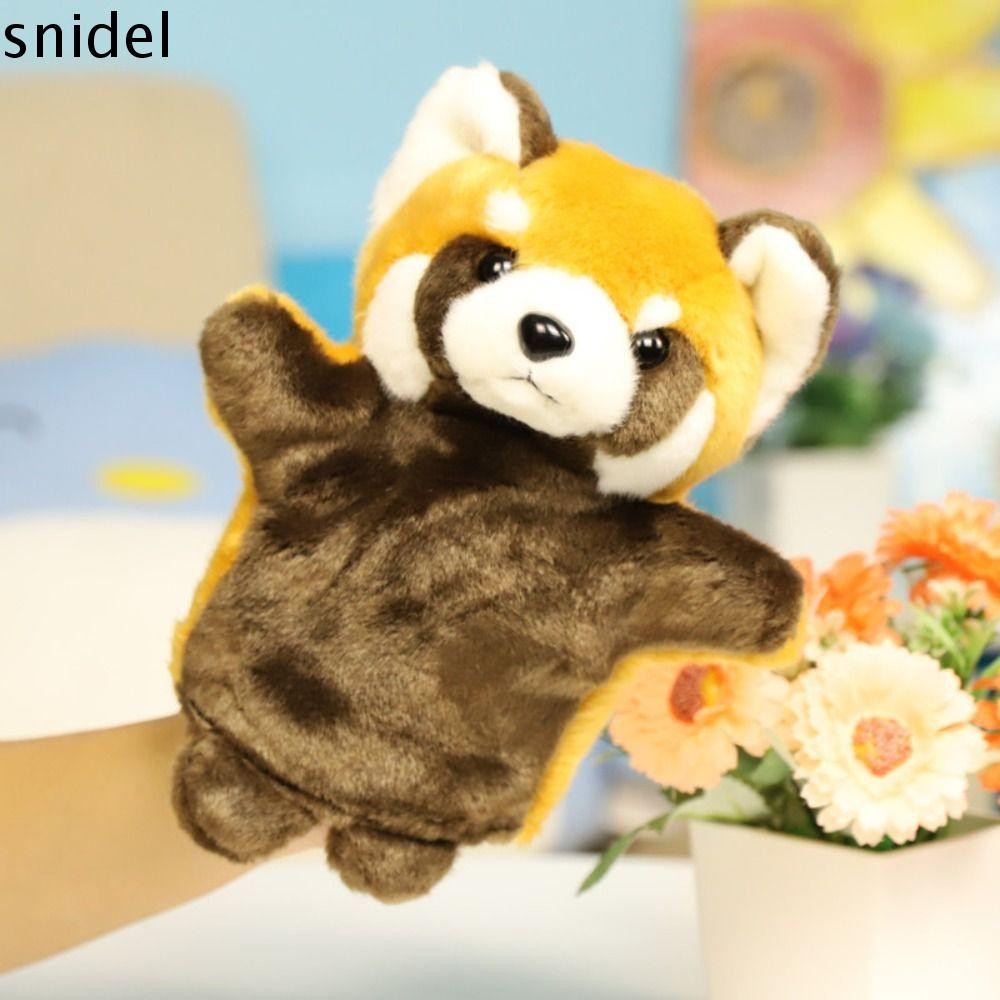 SNIDEL Animal Hand Puppet, Plush Stuffed Finger Puppet Red Panda Hand ...