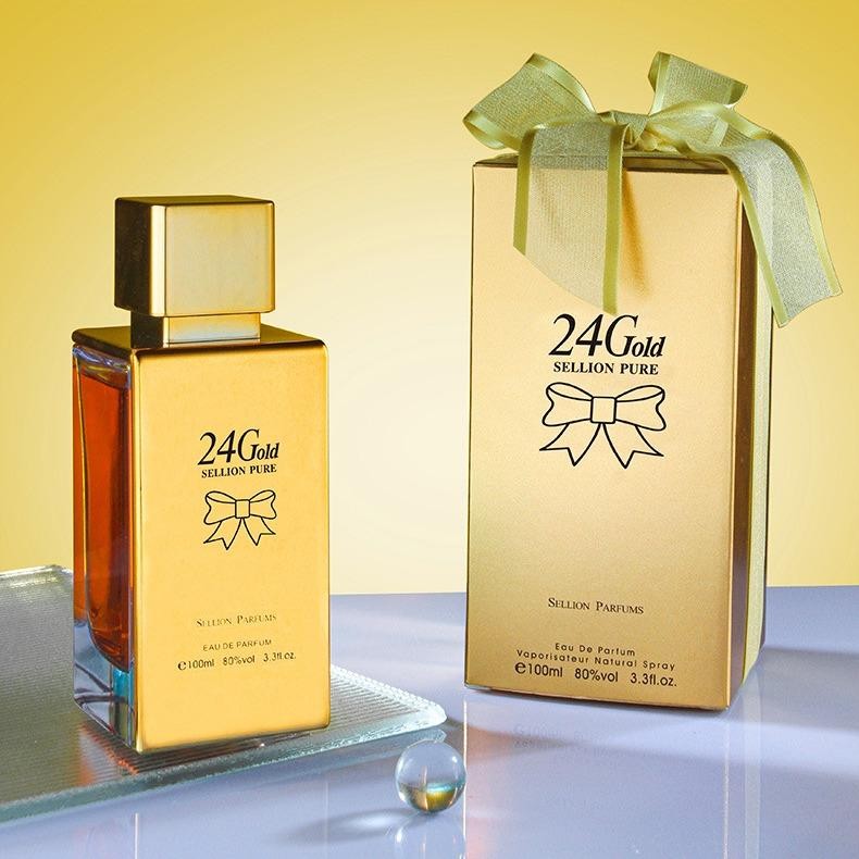 Sellion Perfume 24 Pure Gold/ Pink/ Red EDP 100ML Minyak Wangi Unisex ...
