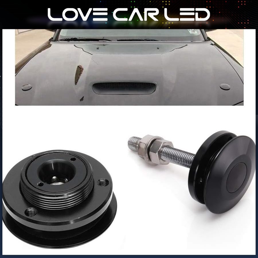 Universal Hood Pins Lock Clip Kit Push Button Quick Release Latch 62mm ...