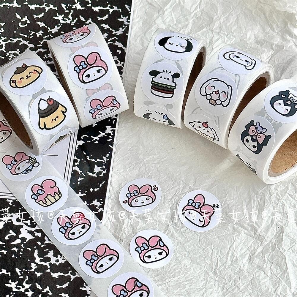 【Ready Stock】200pcs Sanrio Roll Stickers, Handmade Tent Materials ...