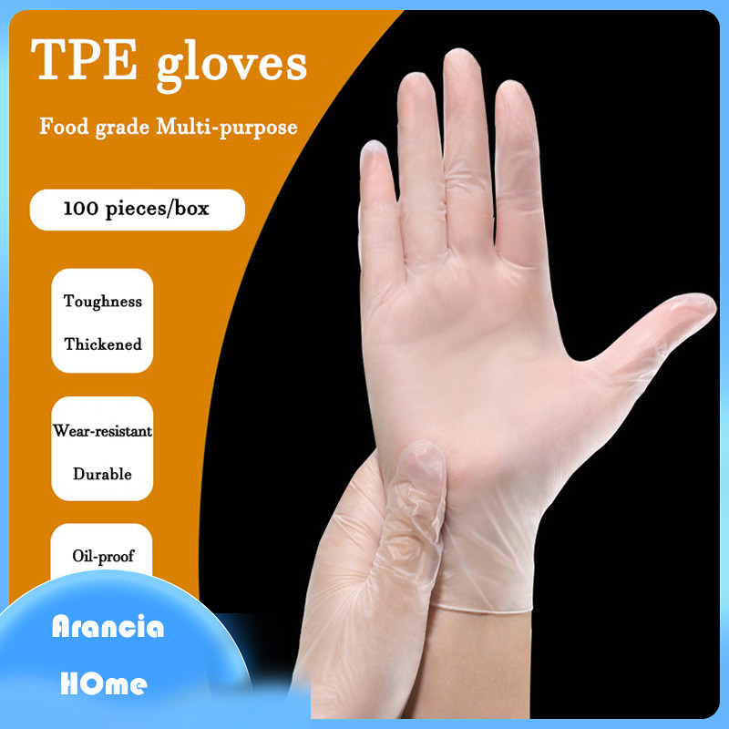*READY STOCK AT MALAYSIA*100PCS Disposable Gloves Food Grade Special ...