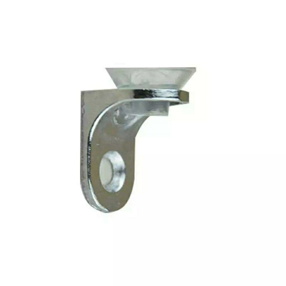 Thick Pure Stainless Steel Glass Shelf Support Seven-Word Partition ...