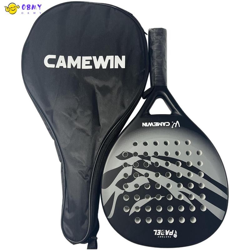 CAMEWIN Padel Racket Beach Tennis Carbon Fiber EVA Face Tennis Paddle ...