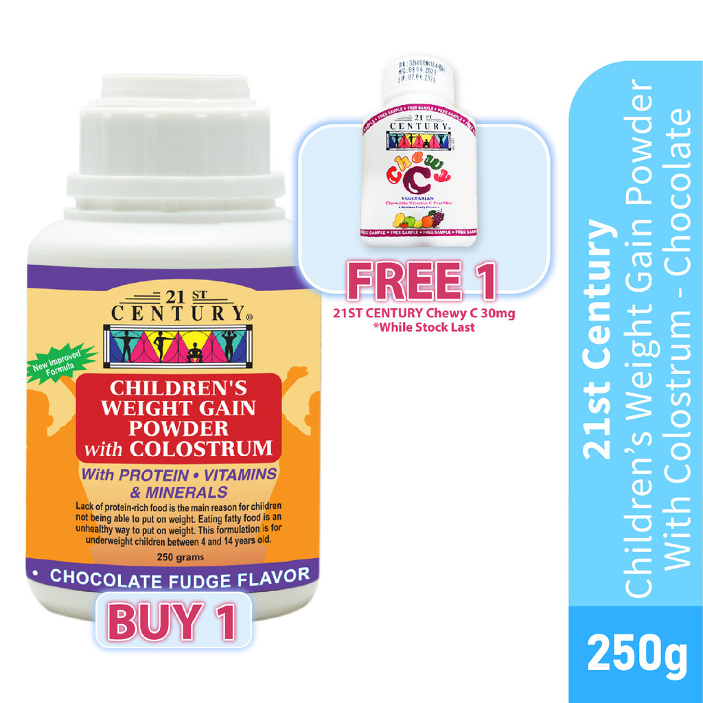 21ST CENTURY CHILDREN'S WEIGHT GAIN POWDER WITH COLOSTRUM 250G ...