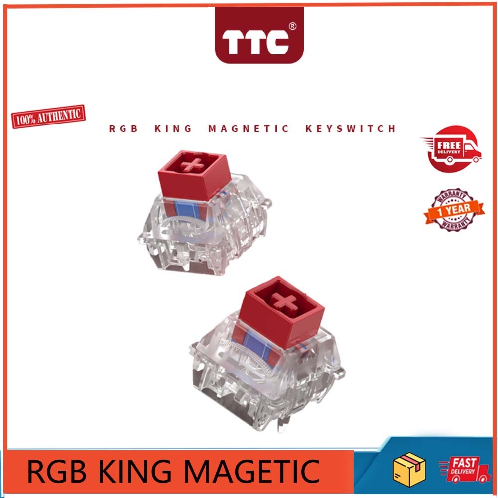 TTC RGB KING MAGETIC KEYSWITCH,Linear Magnetic Switch, Esports, PC ...