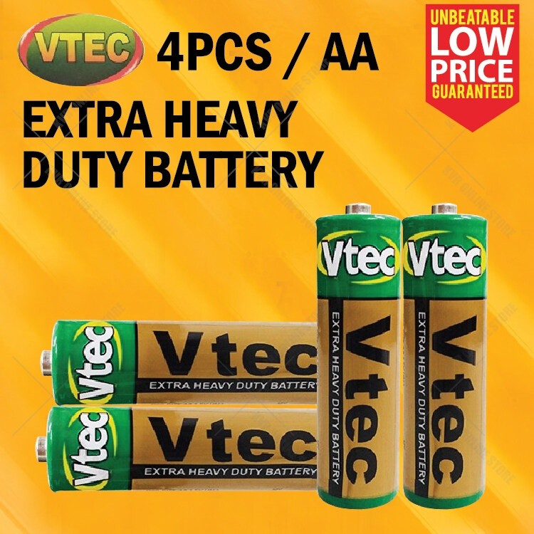 VTEC Upgraded battery super heavy 1.55v 4p 40pcs AAA Japan Technology ...