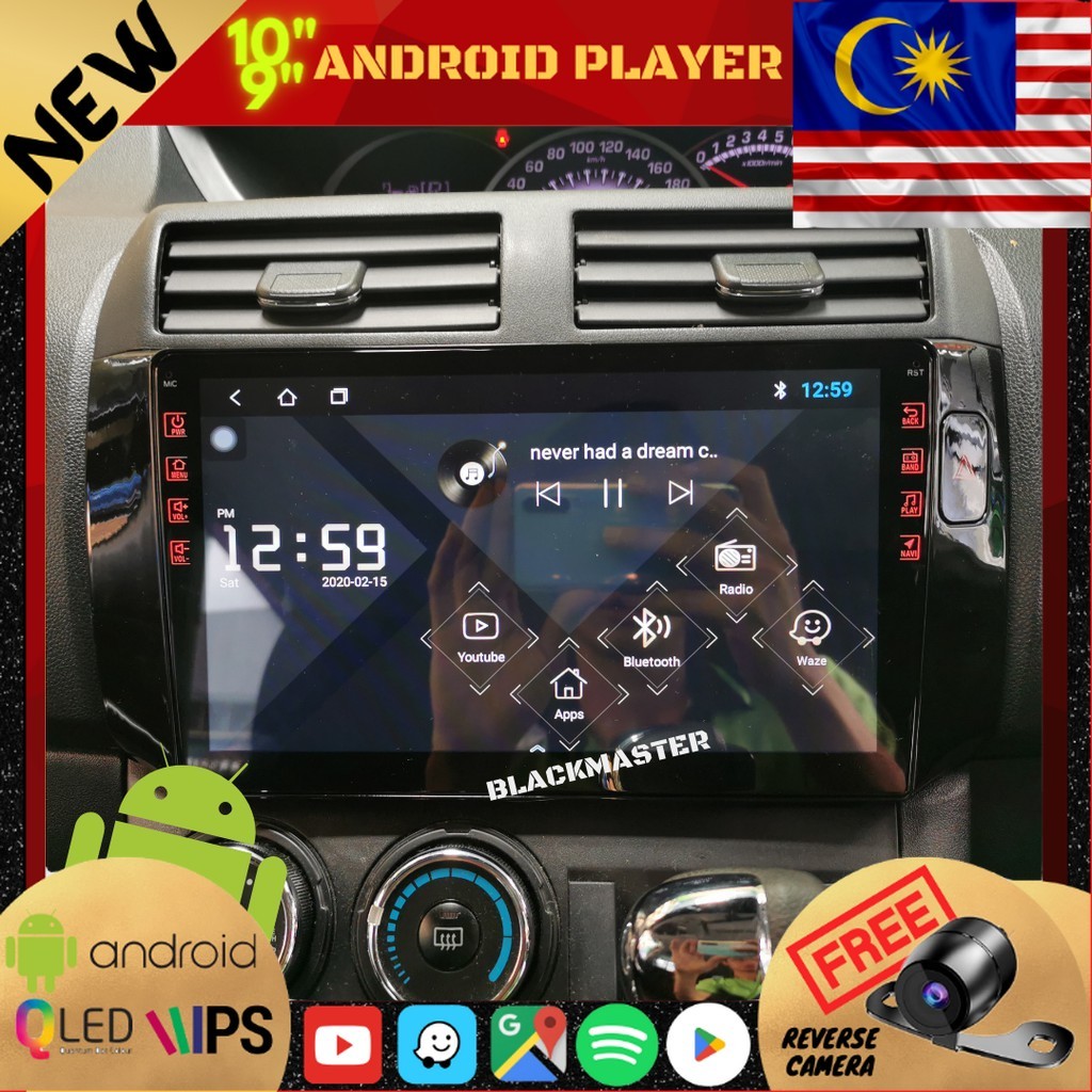 📷FREE CAMERA📷PERODUA ALZA 10 INCH ANDROID PLAYER 🆕NEW ANDROID 14 VERSION🆕IPS FULL HD T3L DSP EZI ...