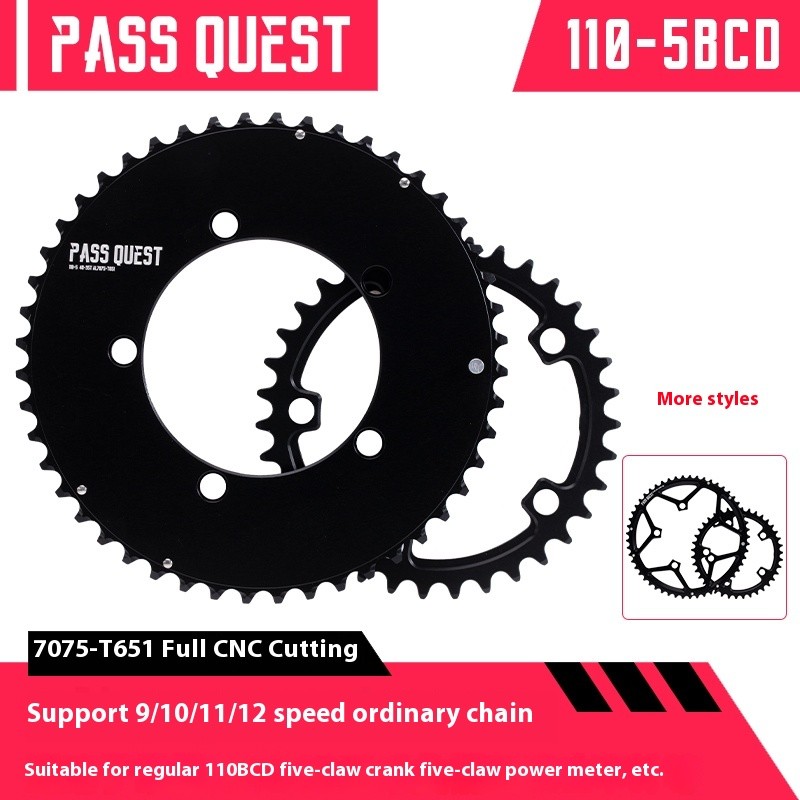 For apex Rotor PASS QUEST 110bcd Five-Claw Crank Power Gauge Variable ...