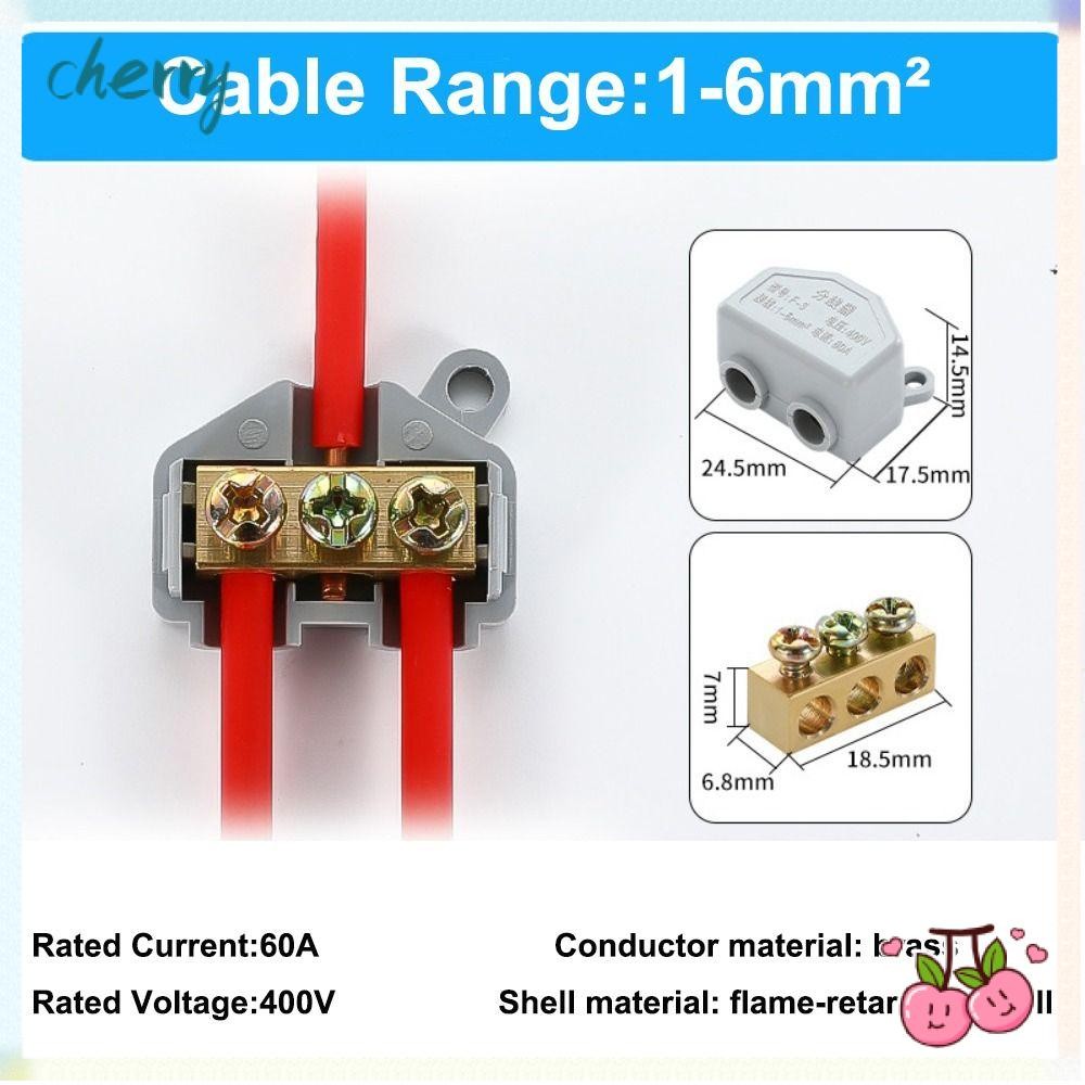 CHERRY Quick Terminal Block, Conductor Brass High Power High Power ...